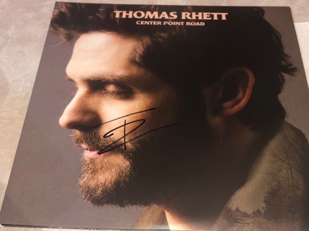 THOMAS RHETT Signed Autographed Center Point Road Record Album LP - Etsy