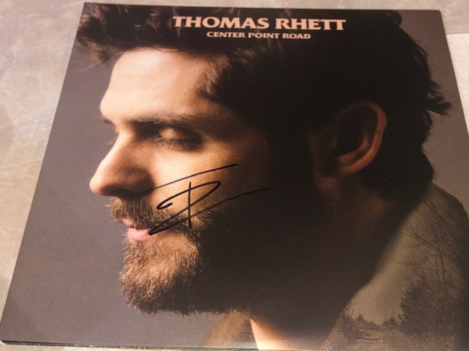 THOMAS RHETT Signed Autographed Center Point Road Record Album | Etsy