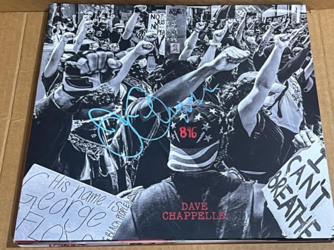 DAVE CHAPPELLE Signed Autographed 8:46 Record Album LP - Etsy