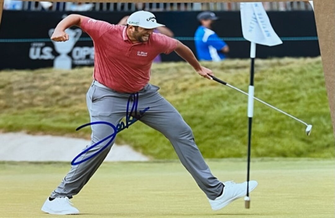 JON RAHM Signed Autographed 11x14 Color Photograph - Etsy