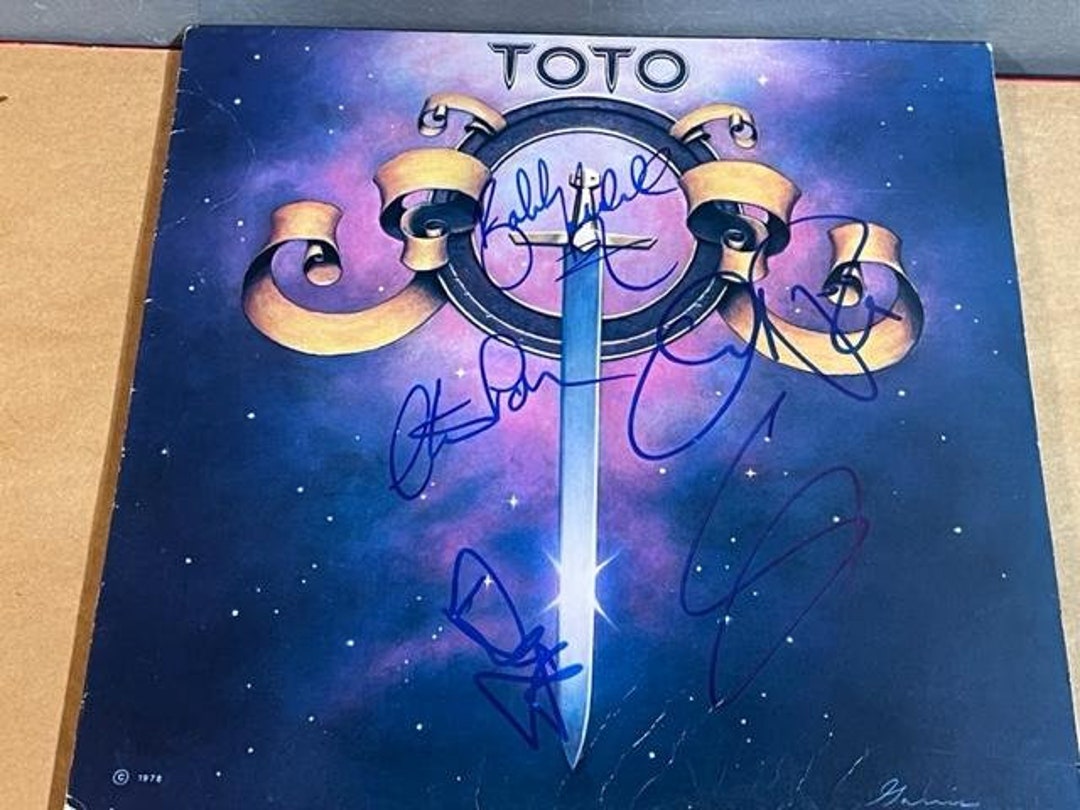 Toto Band Signed Autographed Vintage Debut Record Album LP Lukather ...