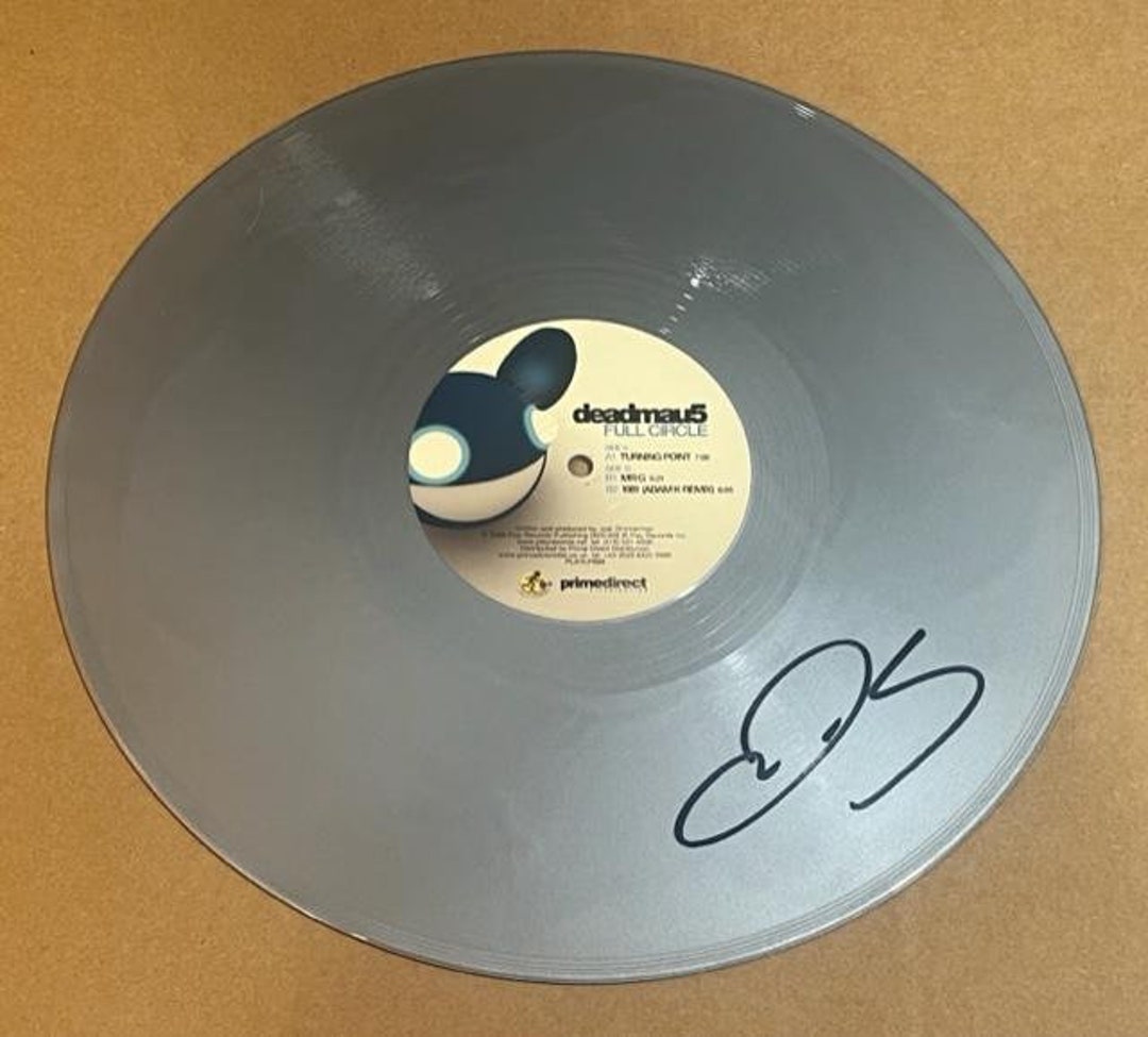 DEADMAU5 Signed Autographed Full Circle Vinyl Record - Etsy