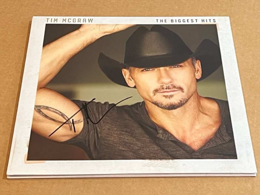 TIM MCGRAW Signed Autographed Greatest Hits Record Album LP - Etsy
