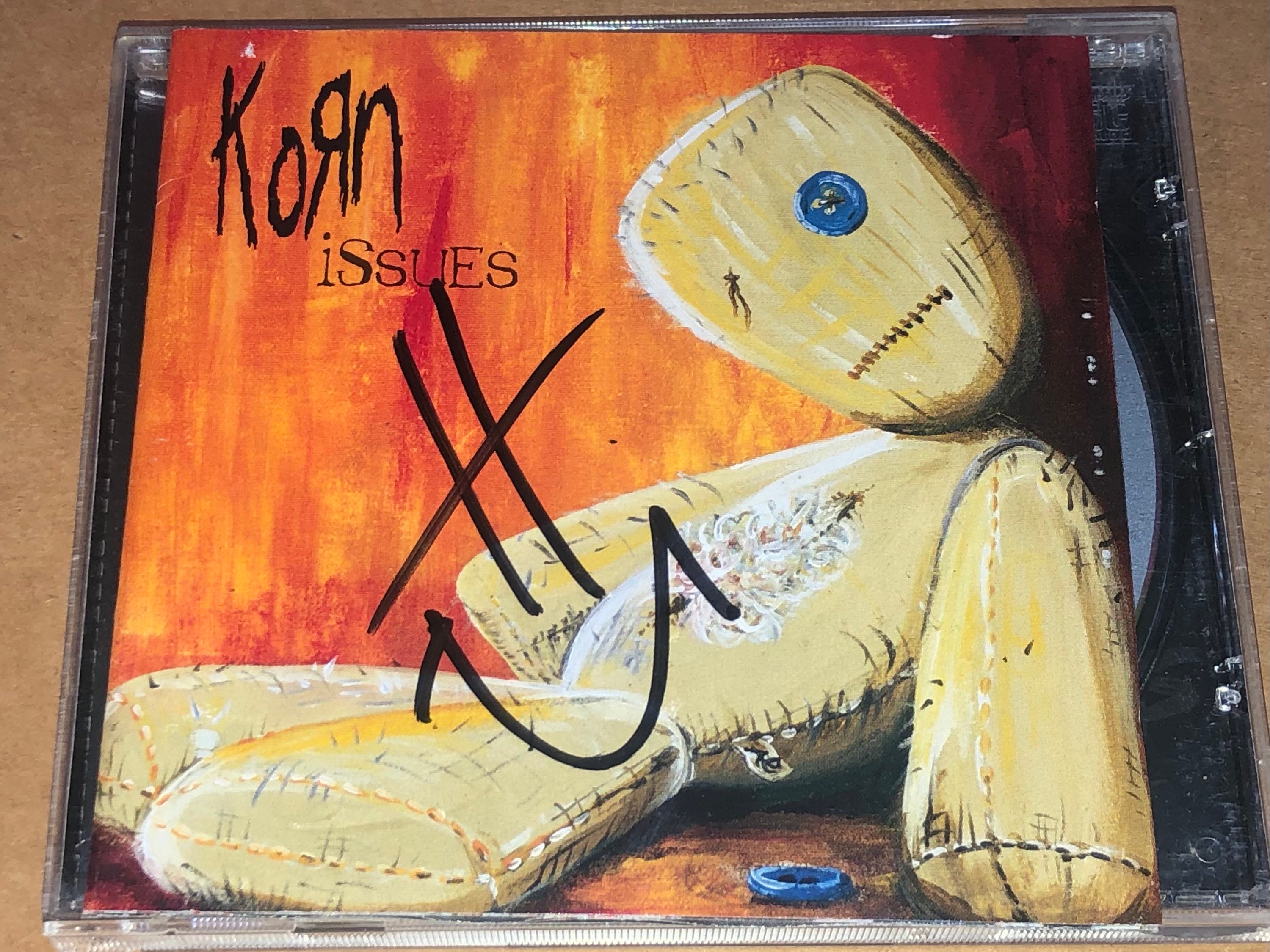 Jonathan Davis Signed Autographed KORN Issues CD Jacket | Etsy