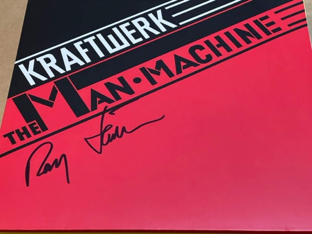 Ralf Hutter Signed Autographed KRAFTWERK Man Machine Record Album LP - Etsy