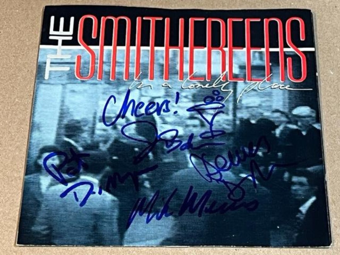 The Smithereens FULL BAND Signed Autographed Lonely Place '45 Record ...