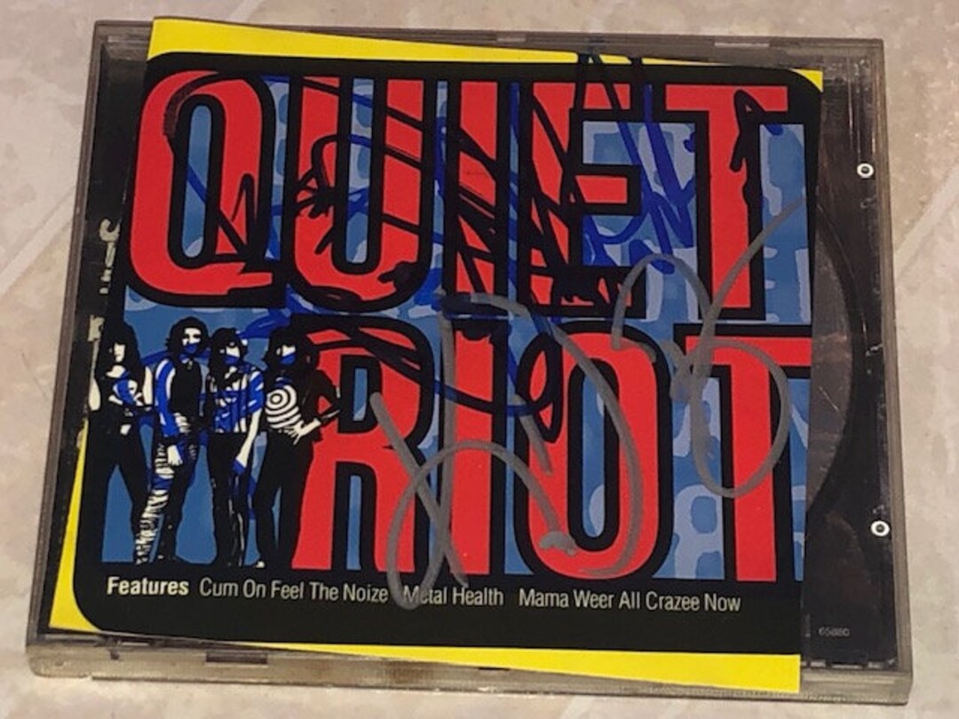Quiet Riot Entire Band Signed Autographed Super Hits CD - Etsy