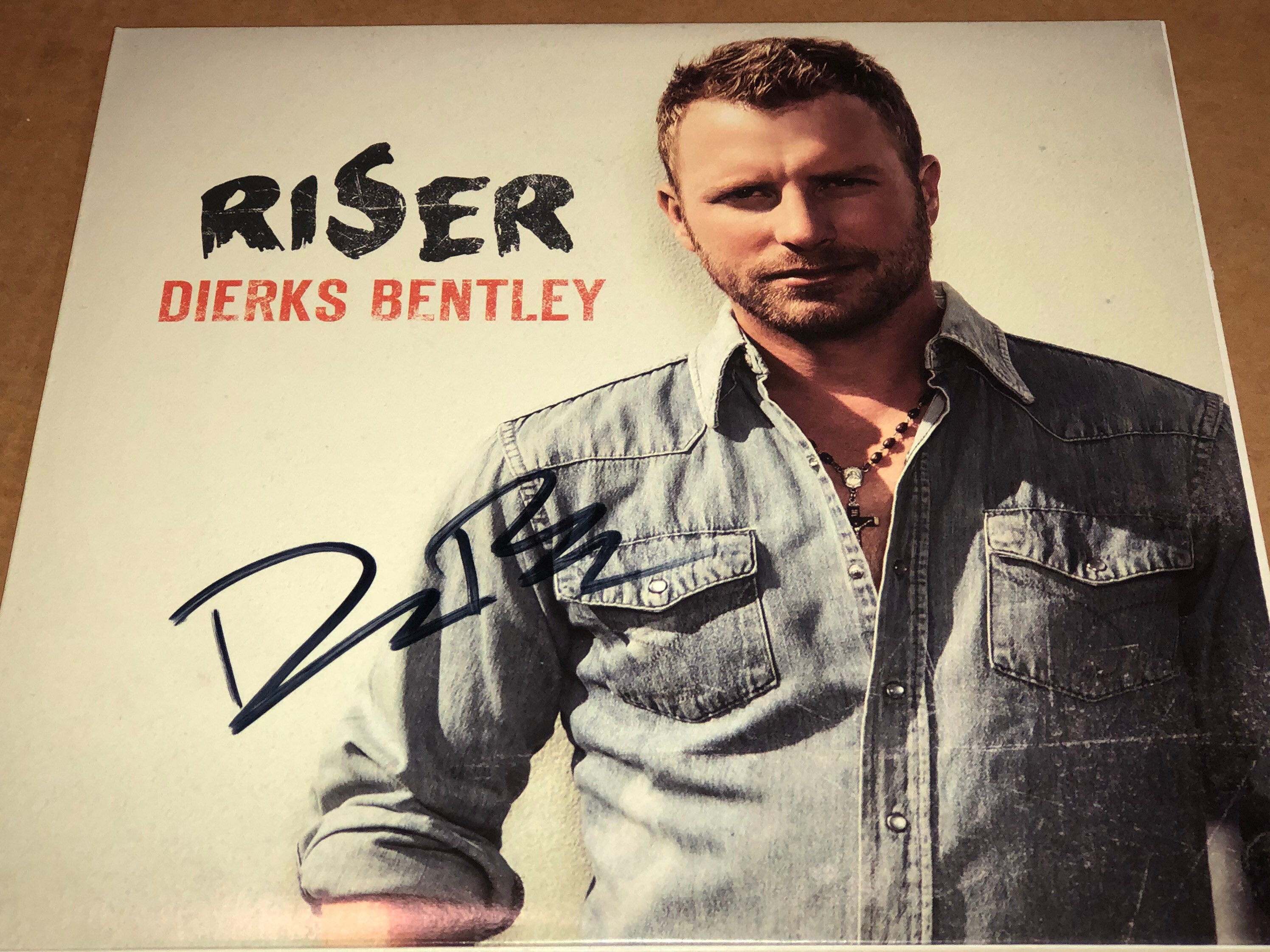 DIERKS BENTLEY Signed Autographed Riser Record Album LP | Etsy