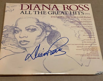 Diana Ross Signed - Etsy