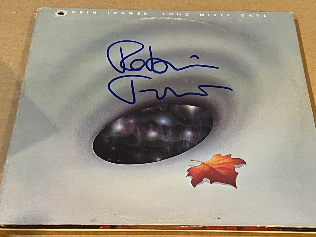 ROBIN TROWER Autographed Signed Vintage Long Misty Days Record - Etsy