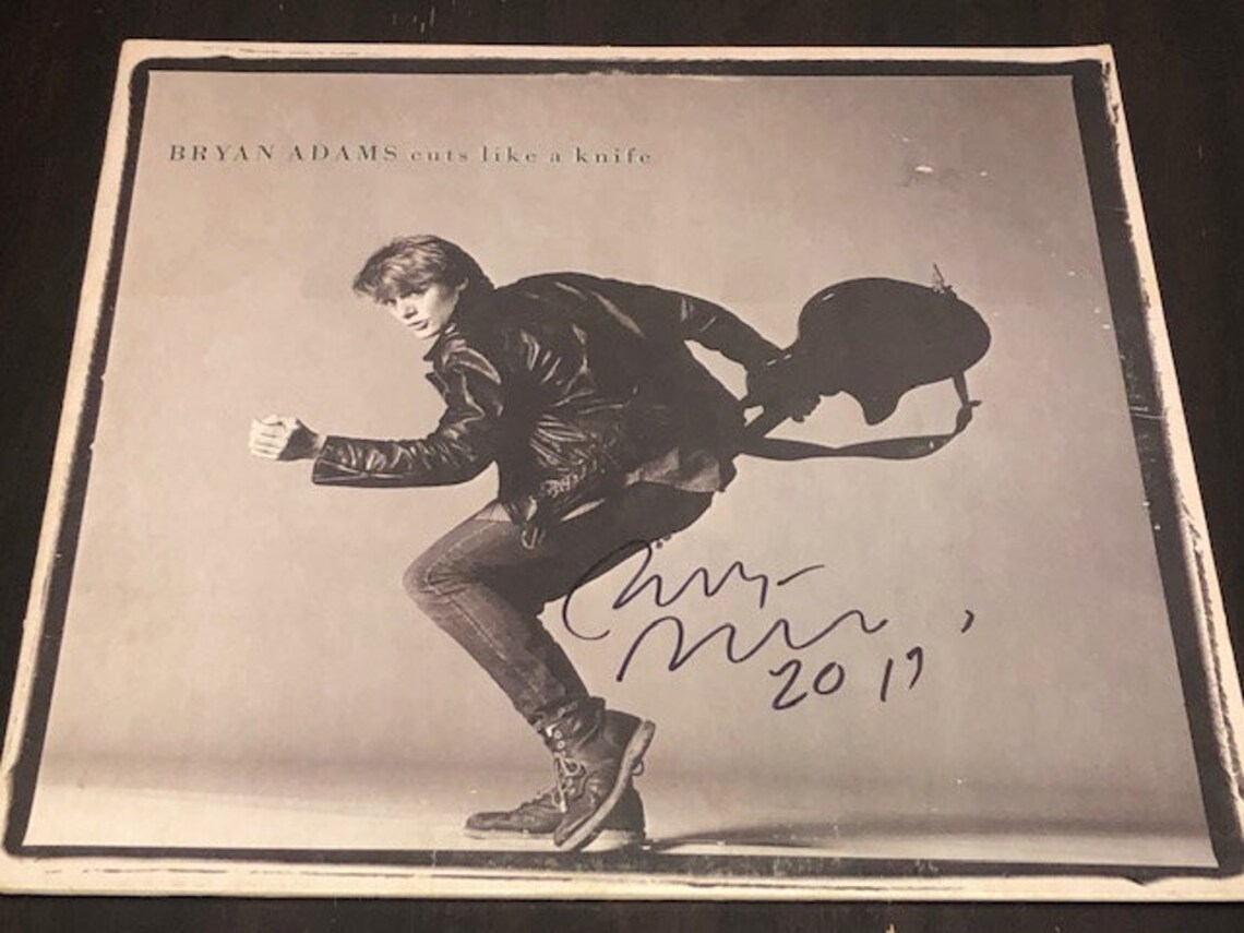 BRYAN ADAMS Signed Autographed Vintage Cuts Like A Knife | Etsy