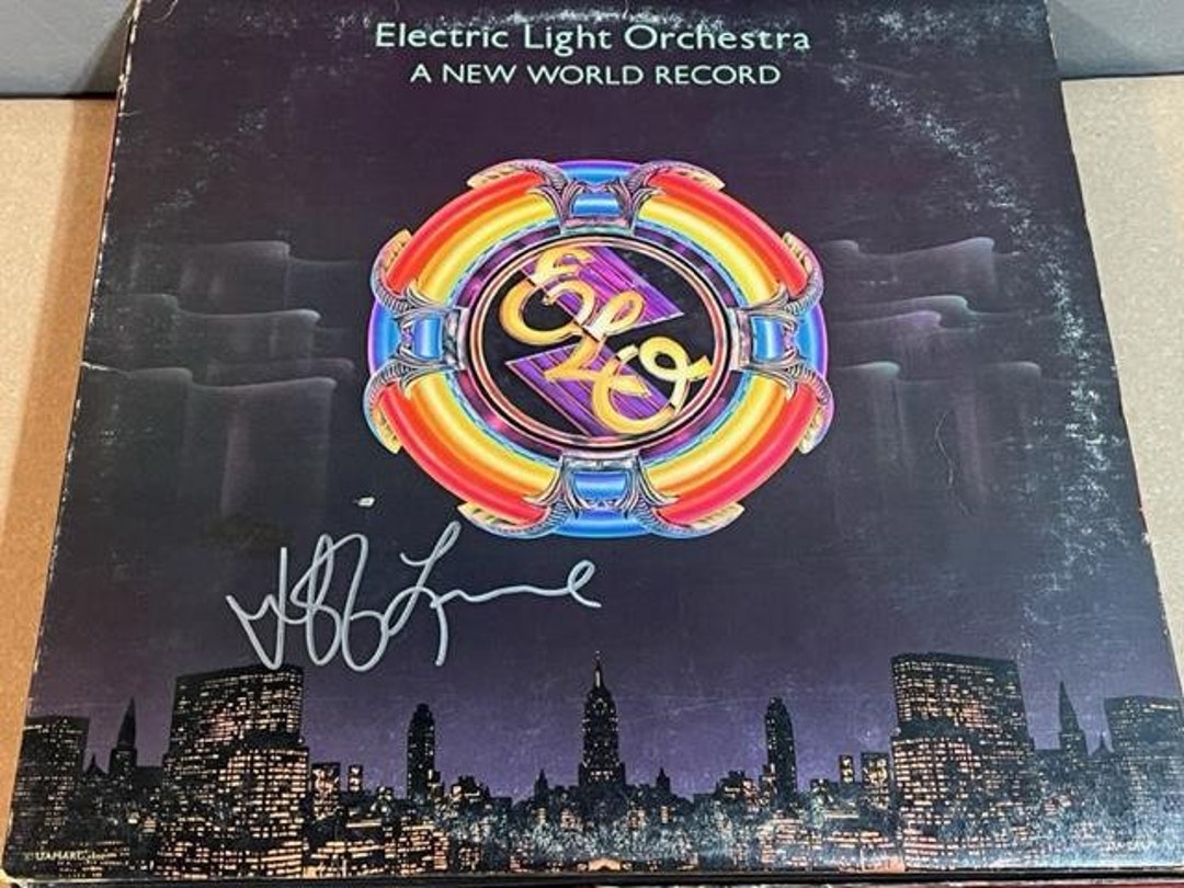 JEFF LYNNE Signed Autographed Vintage ELO A New World Record Album Lp ...