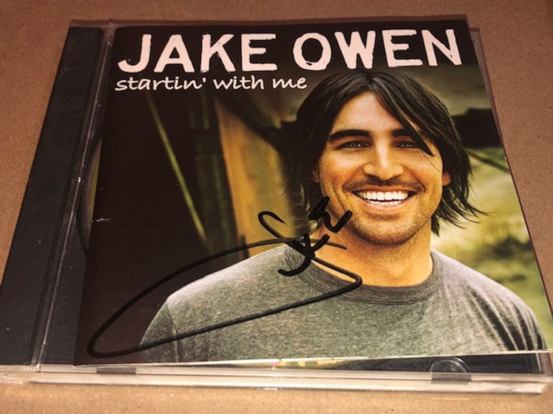 JAKE OWEN Signed Autographed Startin With Me CD Booklet - Etsy