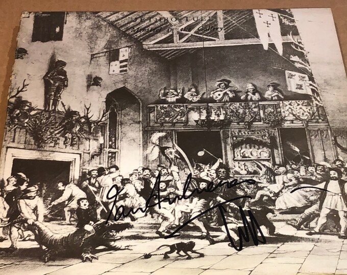 Ian Anderson Signed Autographed Vintage JETHRO TULL Minstrel in the ...