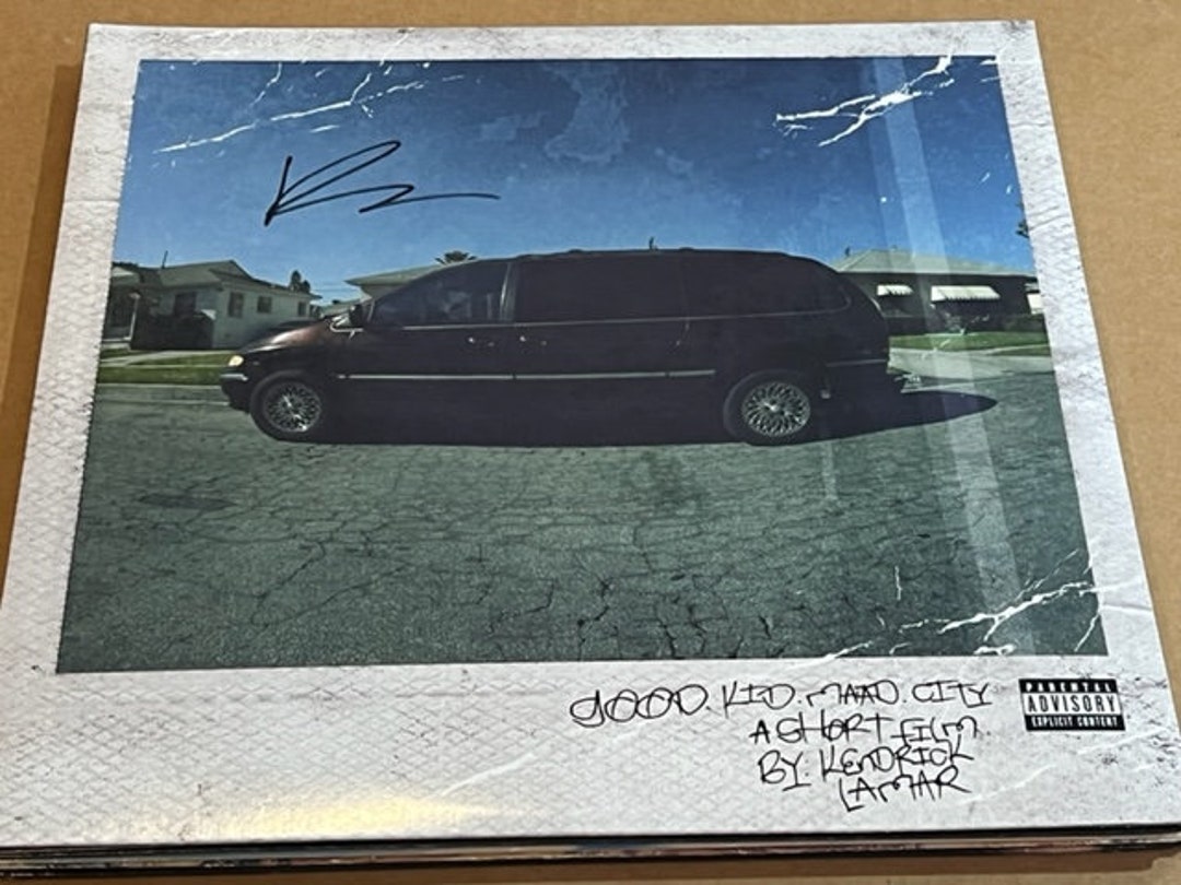 KENDRICK LAMAR Signed Autographed Good Kid M.A.A.D. City Record Album ...