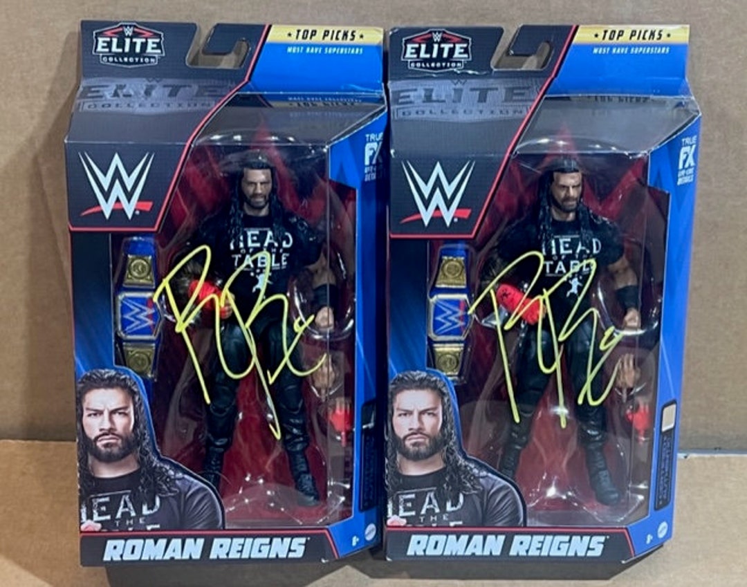 ROMAN REIGNS Autographed Signed WWE Figure - Etsy