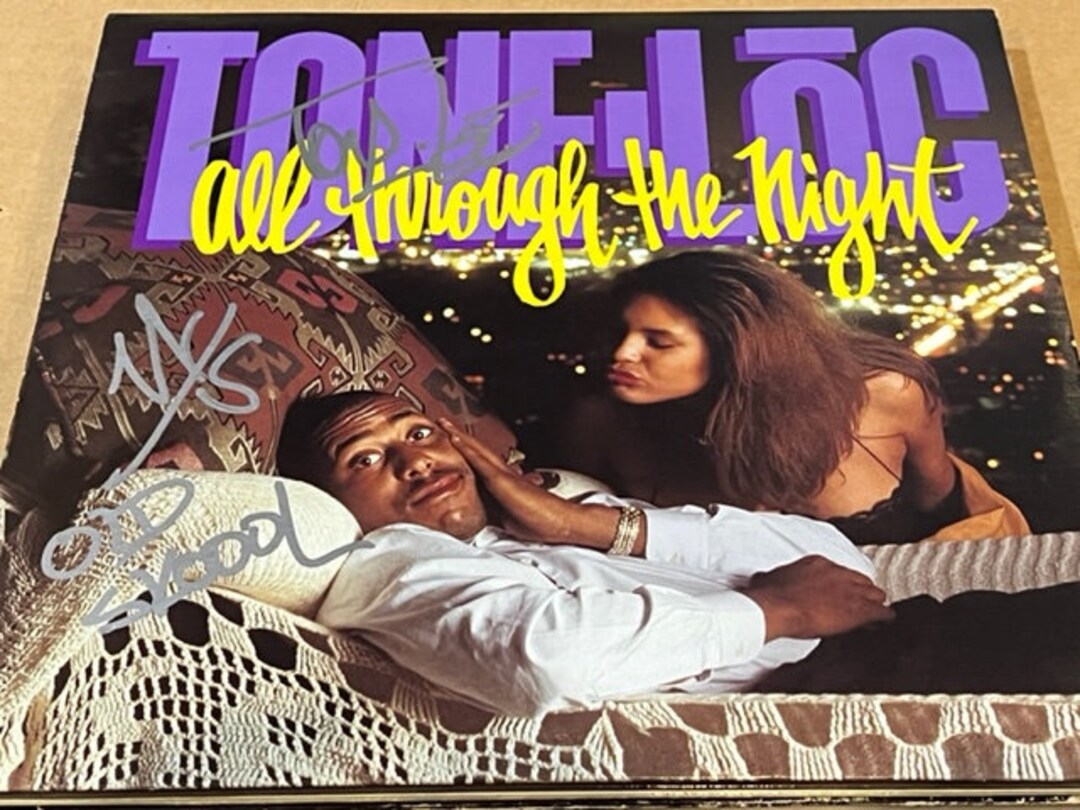TONE LOC Signed Autographed All Through the Nite Record Album LP - Etsy