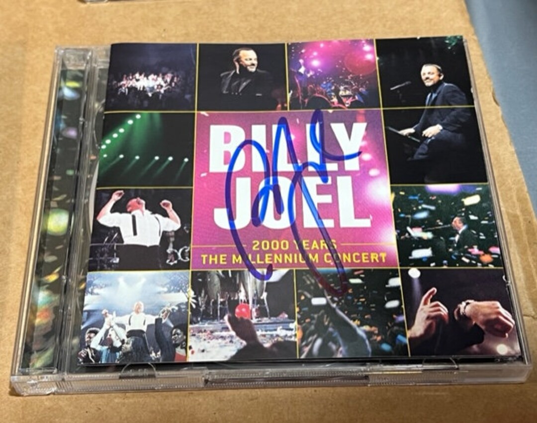 BILLY JOEL Signed Autographed the Millenium Concert CD Booklet - Etsy
