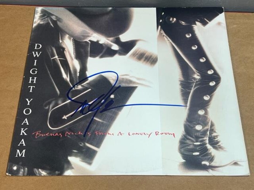 DWIGHT YOAKAM Signed Autographed Vintage Buenas Noches From A Lonely Room Record Album LP - Etsy