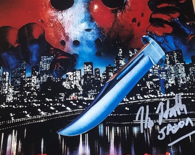 Kane Hodder Signed Autographed Friday the 13th Jason Takes Manhattan ...