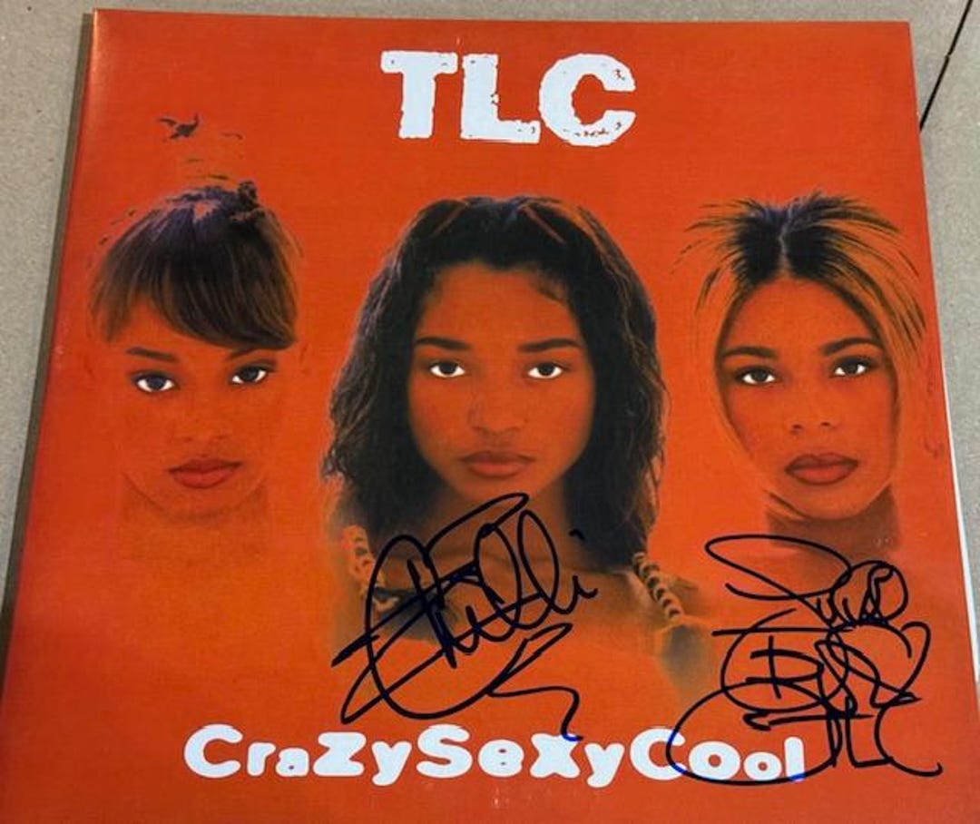T-boz & Chilli Dual Signed Autographed TLC Crazysexycool Record Album ...