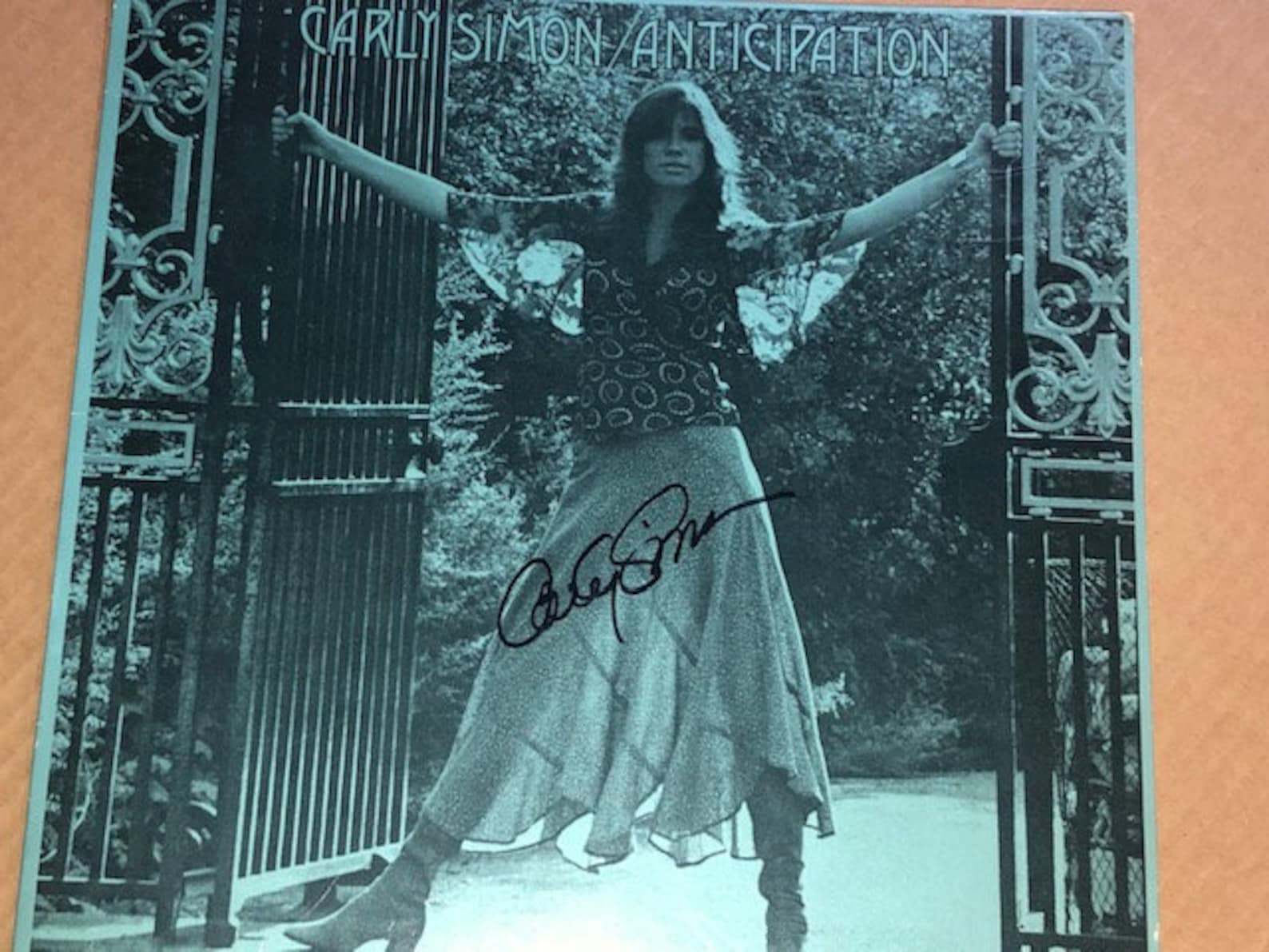 CARLY SIMON Signed Autographed Vintage Anticipation Record | Etsy