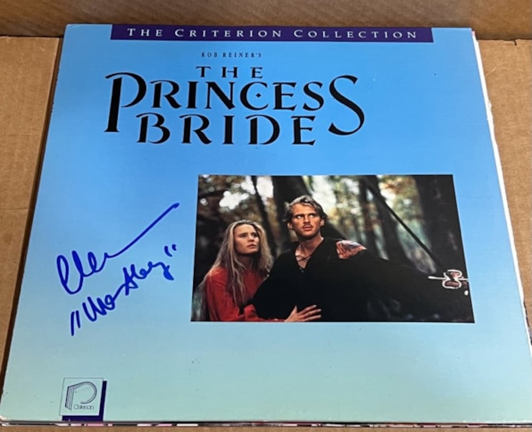 Cary Elwes Signed Autographed Vintage THE PRINCESS BRIDE Laser Disc - Etsy
