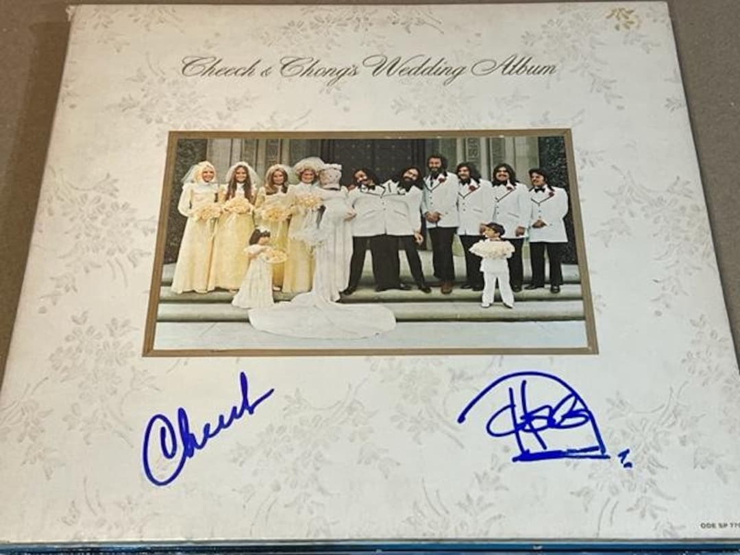 Cheech & Chong Dual Signed Autographed the Wedding Album Record Album ...