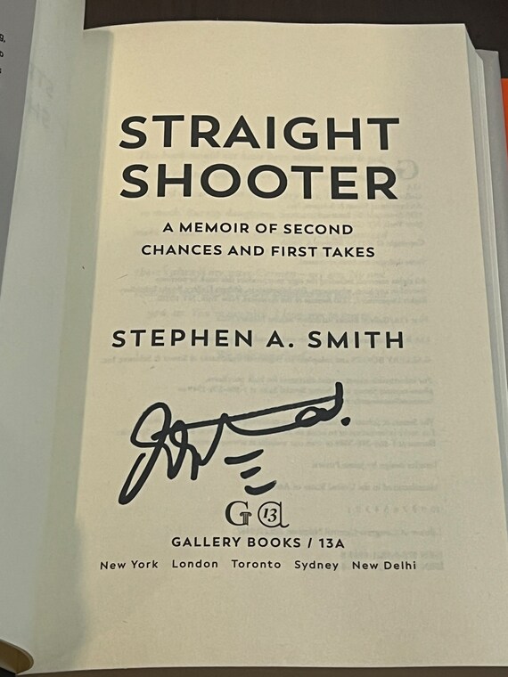 Straight Shooter By Stephen Smith: Autographed And Numbered, 60% OFF