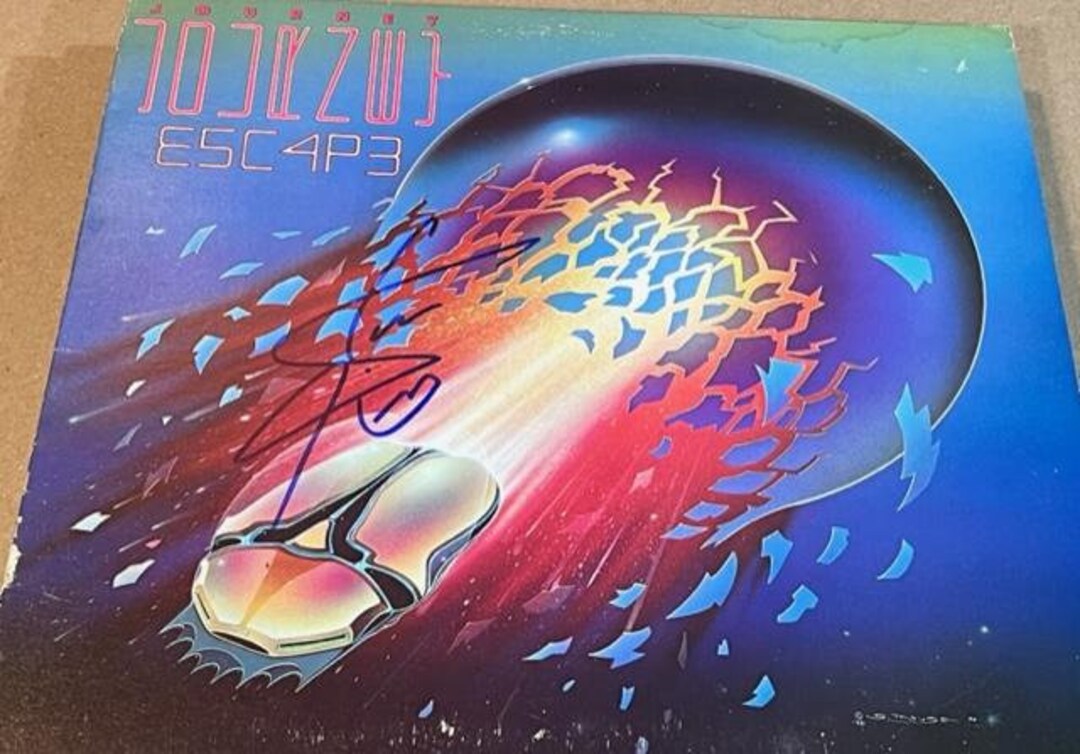 STEVE PERRY Signed Autographed Vintage Escape Record Album Lp JOURNEY ...