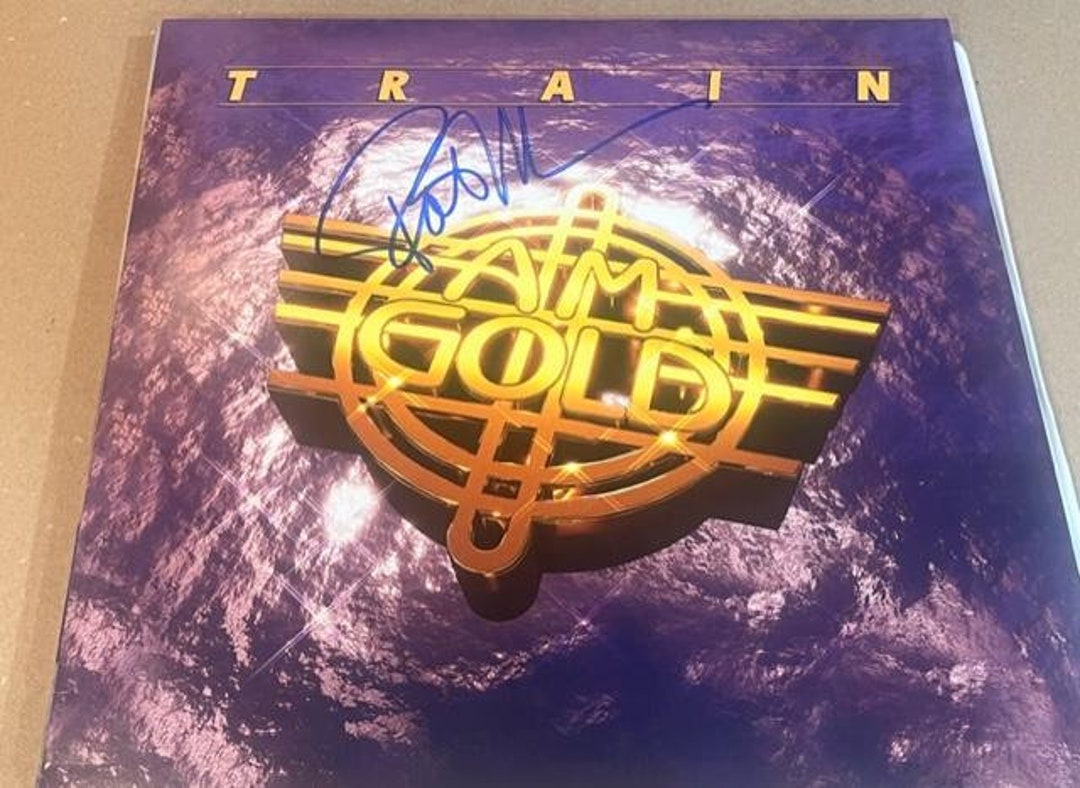 Pat Monahan Signed Autographed TRAIN AM Gold Record Album LP - Etsy
