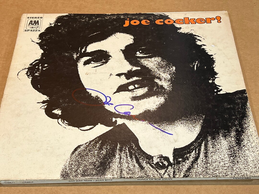 JOE COCKER Signed Autographed Vintage Record Album LP. - Etsy
