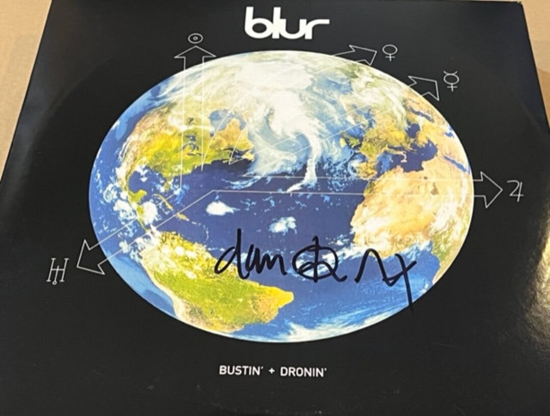 DAMON ALBARN Signed Autographed BLUR Bustin & Dronin Record - Etsy