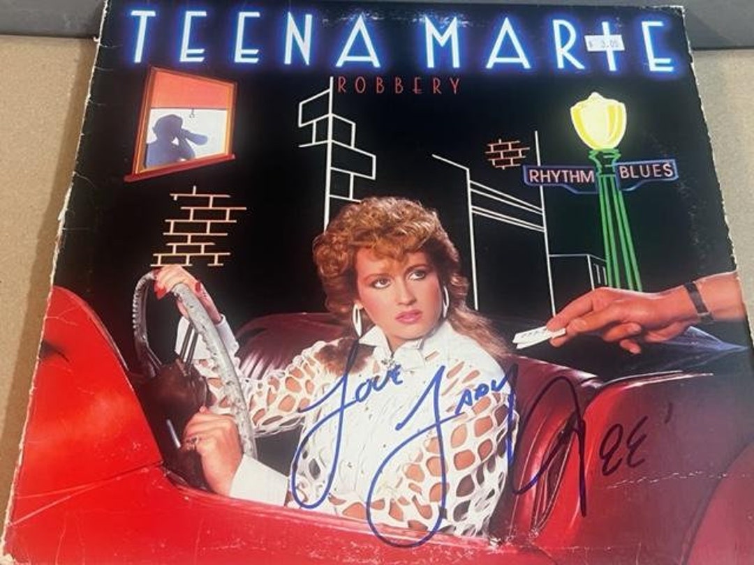 TEENA MARIE Signed Autographed Vintage Robbery Record Album LP - Etsy