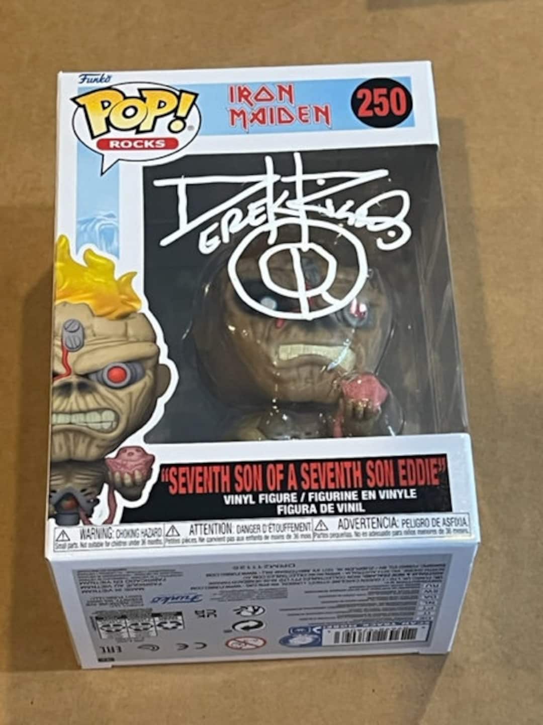 DEREK RIGGS Signed Autographed Iron Maiden Seventh Son of A Seventh Son ...