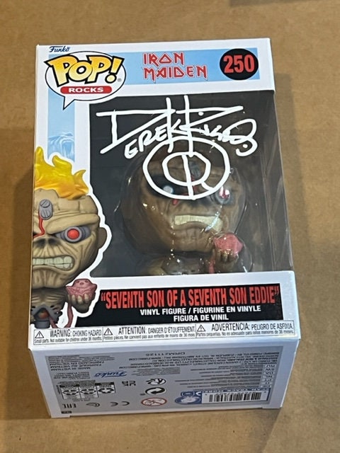 DEREK RIGGS Signed Autographed Iron Maiden Seventh Son of A Seventh Son ...