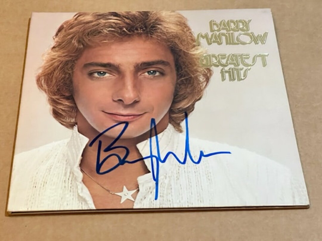 BARRY MANILOW Signed Autographed Vintage Greatest Hits Record - Etsy