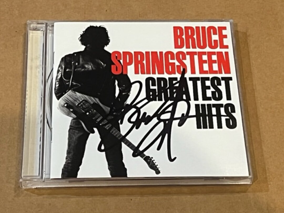 BRUCE SPRINGSTEEN Signed Autographed Greatest Hits CD Booklet - Etsy