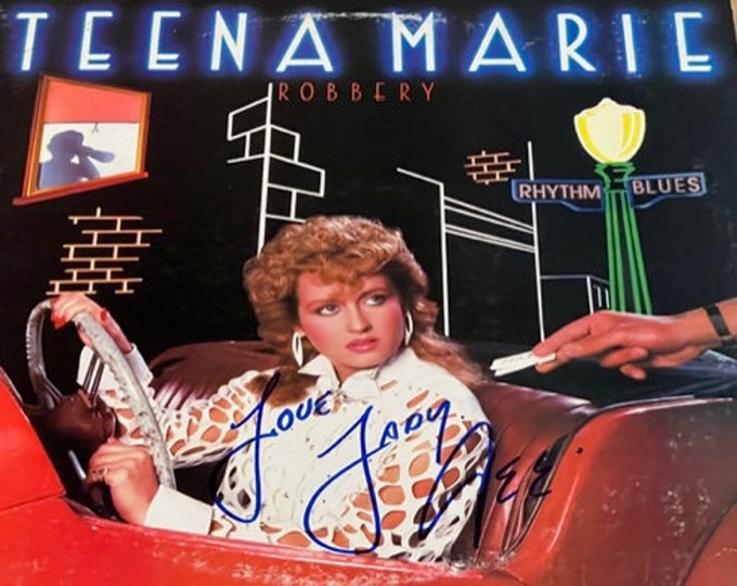 TEENA MARIE Signed Autographed Vintage Robbery Record Album LP - Etsy