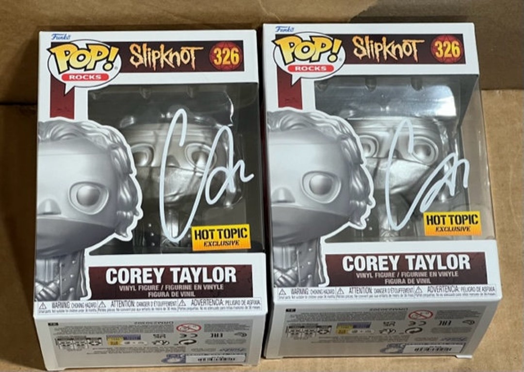 COREY TAYLOR Signed Autographed SLIPKNOT Funko Pop - Etsy