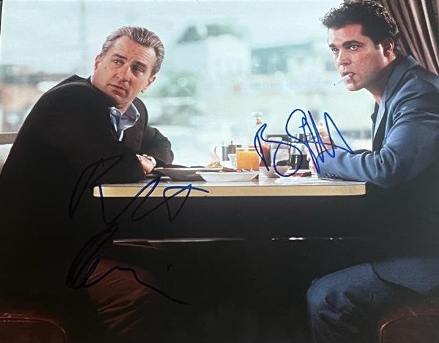 Robert Deniro & Ray Liotta Dual Signed Autographed GOODFELLAS - Etsy