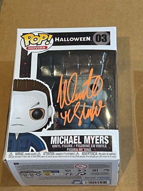 NICK CASTLE Signed Autographed HALLOWEEN Michael Myers Funko Pop the ...