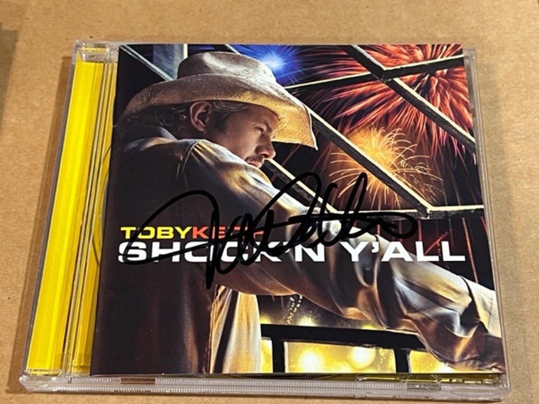 TOBY KEITH Signed Autographed Shockn Y'all CD Booklet - Etsy