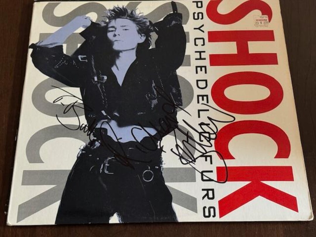 Richard & Tim Butler Dual Signed Autographed PSYCHEDELIC FURS Shock ...
