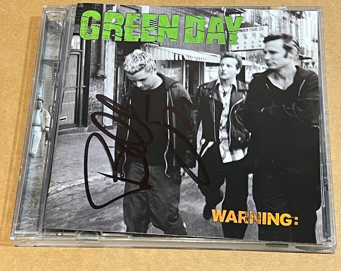 Billie Joe Armstrong Signed Autographed GREEN DAY Warming CD - Etsy