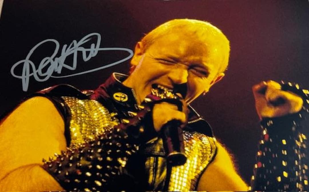 ROB HALFORD Signed Autographed Judas Priest 11x14 Color Photograph - Etsy