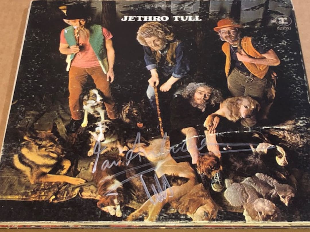 Ian Anderson Signed Autographed Vintage Jethro Tull This Was Record ...