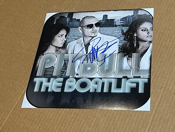 PITBULL Signed Autographed the Boatlift 12x12 Record Album | Etsy