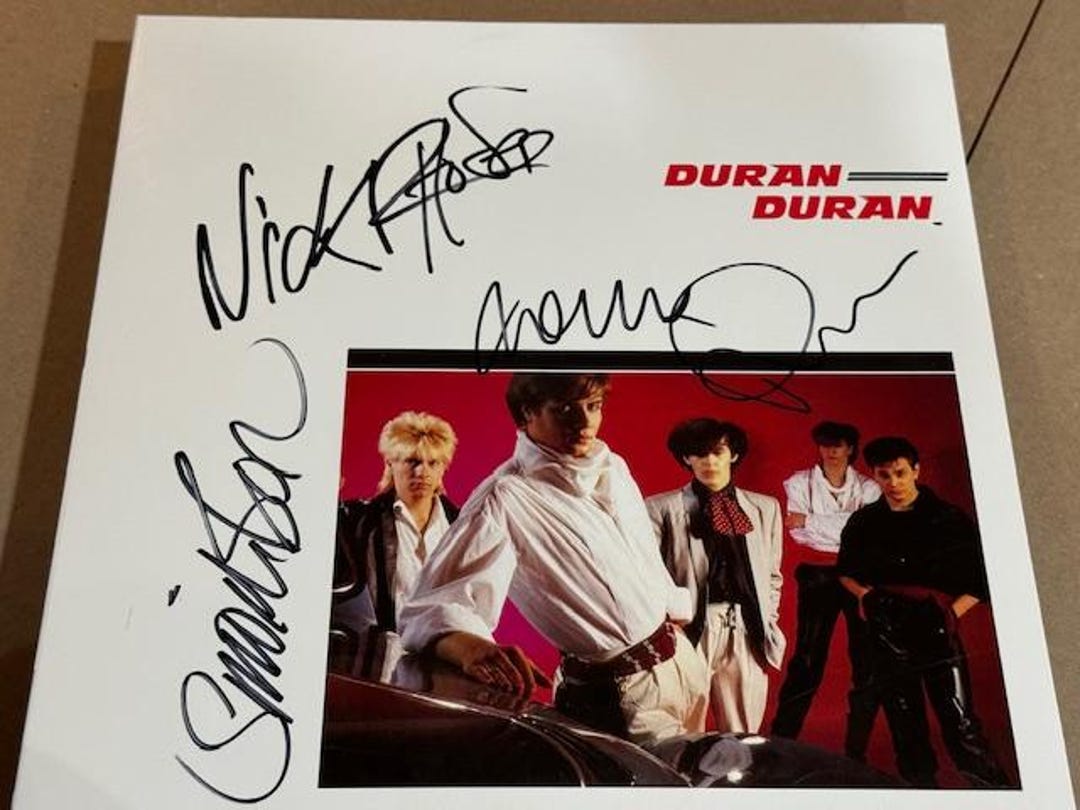 Duran Duran FULL BAND Signed Autographed Debut Record Album LP Simon Le ...