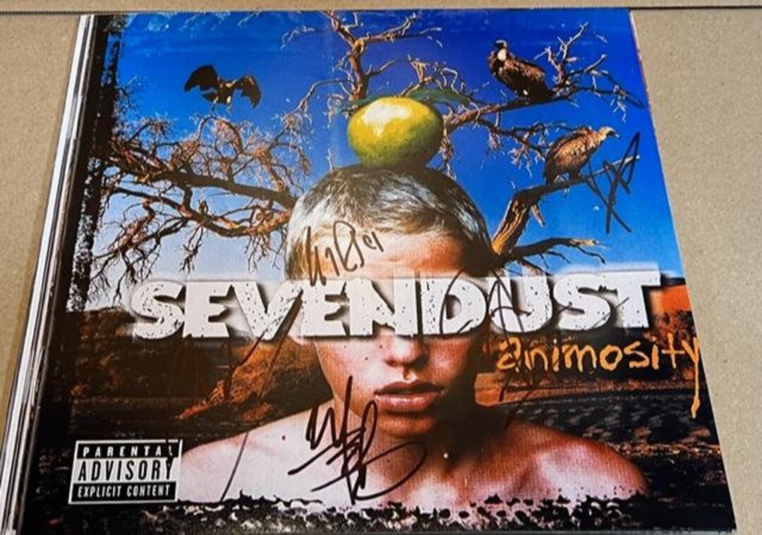 Sevendust FULL BAND Signed Autographed Animosity 12x12 Record - Etsy
